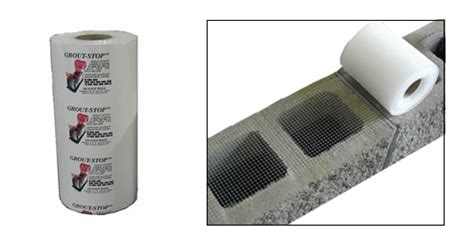 Grout Stop Roll For CMU Rolls