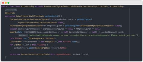Spring Boot Security Httpsecurity Type