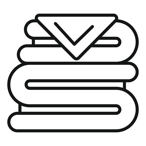 Softener Clothes Stack Icon Outline Style 14649250 Vector Art At Vecteezy
