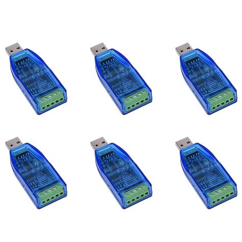 6x Usb To Rs485 Communication Module Bidirectional Half Duplex Serial