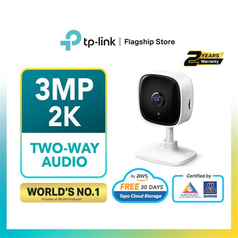 Tp Link Tapo C110 3mp 2k Resolution Cctv Wifi Camera With Amazon Safety Cloud And Sirim