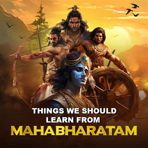 Things We Should Learn From Mahabharatam
