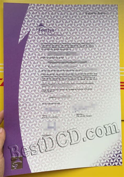 I Would Like To Order A Fontys University Of Applied Sciences Degree Bestdcd