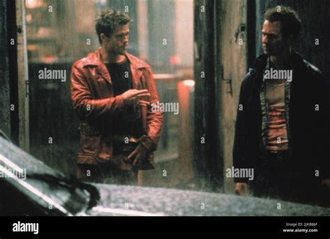 Brad Pitt And Edward Norton Film Fight Club Usade 1999 Characters