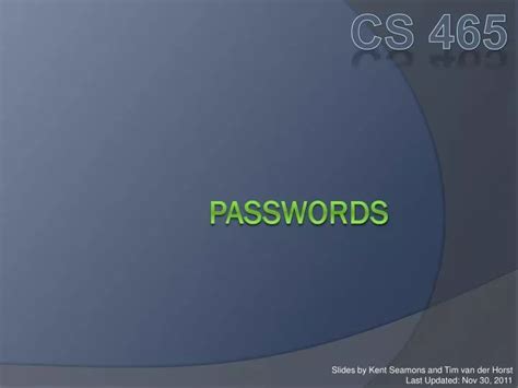 Ppt Passwords Powerpoint Presentation Free Download Id2602135