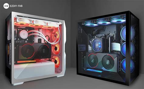 Ezdiy Fab Vertical Graphics Card Holder Bracket With Argb 5v 3pin Led Gpu Mount