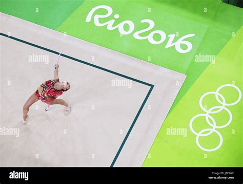 Russias Margarita Mamun Performs During The Rhythmic Gymnastics Individual All Around Final At