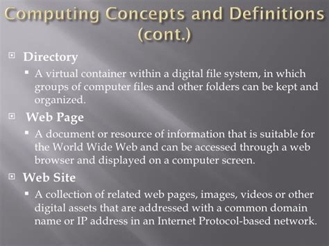 Introduction To Basic Computer Concepts Presentation