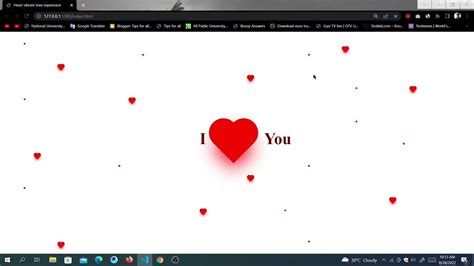 vibrate heart heart making in html css love proposal youtube