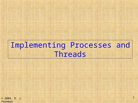 ppt implementing processes and threads dokumen tips