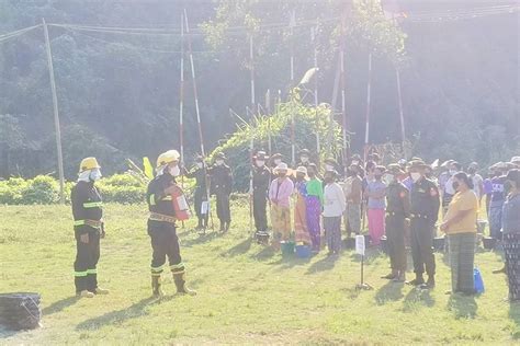 မိုင်းယောင်း၌ မီးဘေးအန္တရာယ်ကြိုတင်ကာကွယ်ရေး ဇာတ်တိုက်လေ့ကျင့