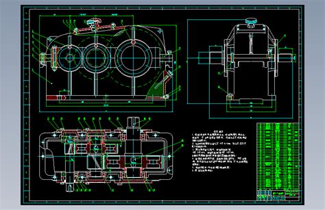 单绳缠绕式矿井提升机设计【含6张cad图纸 说明书】 Autocad 2004 模型图纸下载 懒石网