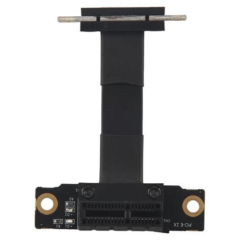 Pcie X1 Riser Cable Dual 90 Degree Right Angle Pcie 3 0 X1 To X1