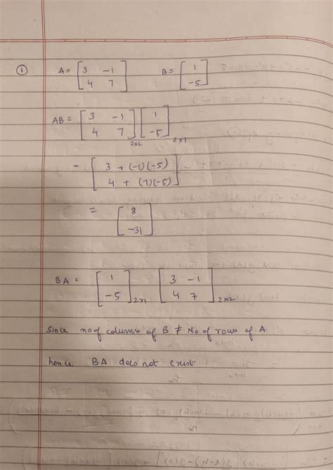 [solved] 3 1 given a and b determine ab and ba 4 7 3 2
