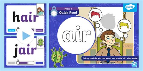 Phase 3 Quick Read Air Powerpoint Teacher Made