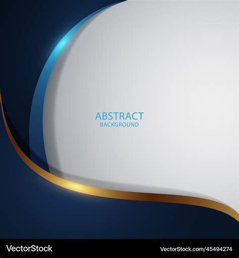 Elegant Blue Background With Light Effect Vector Image