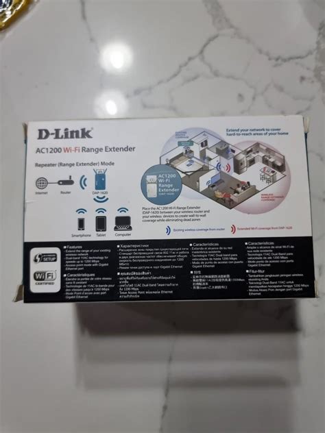 Dlink Ac1200 Wifi Range Extender Dap 1620 Computers And Tech Parts And Accessories Networking On