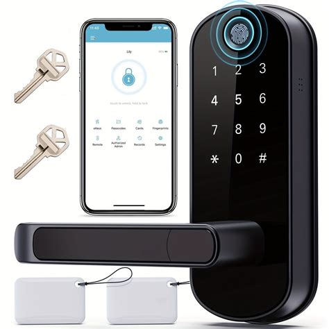 Keyless Entry Fingerprint Digital Smart Lock Electronic Door Lock With Code Passcode Electric
