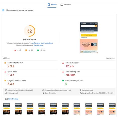 Measure Core Web Vitals Pagespeed Insights