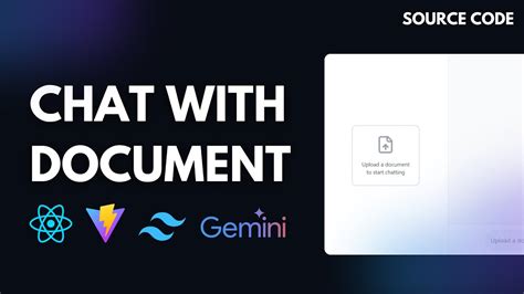 Build An Real Time Chat With Document With Reactjs Gemini Typescript Tailwindcss Vite