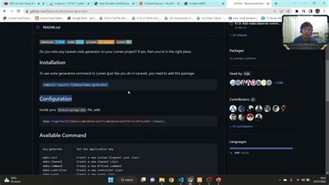 Tutorial Restfull Api Dengan Framework Lumen Youtube