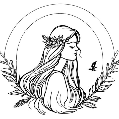 Premium Vector Boho Vector Illustration Line Art