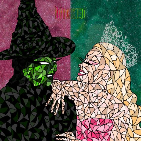 Elphaba And Glinda Wicked Drawing By Alexlucca On Deviantart