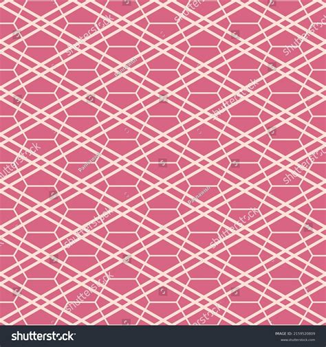 Japanese Hexagon Net Vector Seamless Pattern Stock Vector Royalty Free 2159520809 Shutterstock