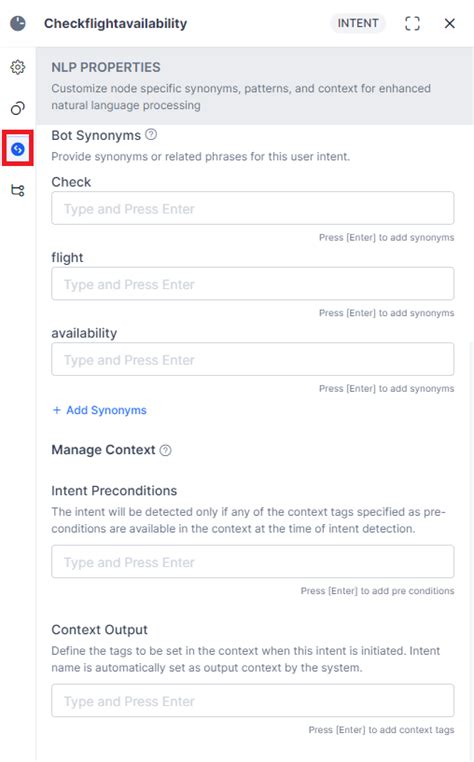 Intent Node Kore Ai Docs