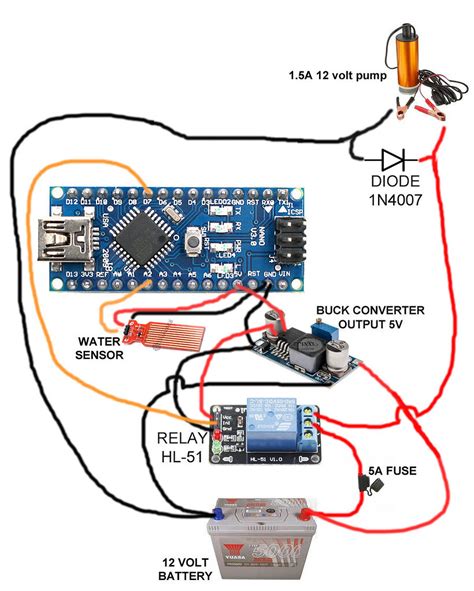 flyback diode relay and fuse placement general electronics