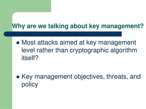 Ppt Key Management In Cryptography Powerpoint Presentation Free Download Id 895902