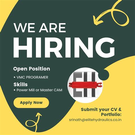 Job Vacancy Vmc Programmer And Operator We Are Hiring A Vmc Programmer And Operator With 1 To 2