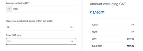 Reverse Gst Calculator Online Cleartax
