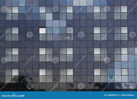 Contemporary Facade Texture Of Glasses Tiles Stock Image Image Of