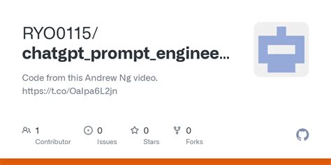 Github Ryo0115chatgptpromptengineering Code From This Andrew Ng