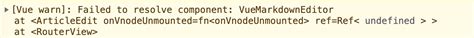 Vite Vue3 项目中 引入组件报错 · Issue 71 · Code Farmer Ivue Markdown Editor · Github