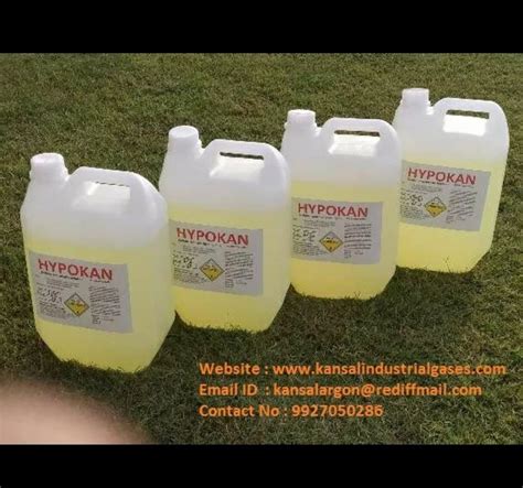 Sodium Hypochlorite At ₹ 15 Litre 91 761 759 9180 Meerut Id 2854037570062