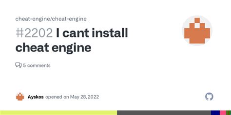 I Cant Install Cheat Engine · Issue 2202 · Cheat Enginecheat Engine