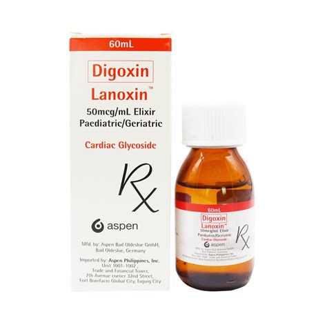 Buy Rx Lanoxin Paediatric 50 Mcg Ml Elixir Syrup Online Southstar Drug