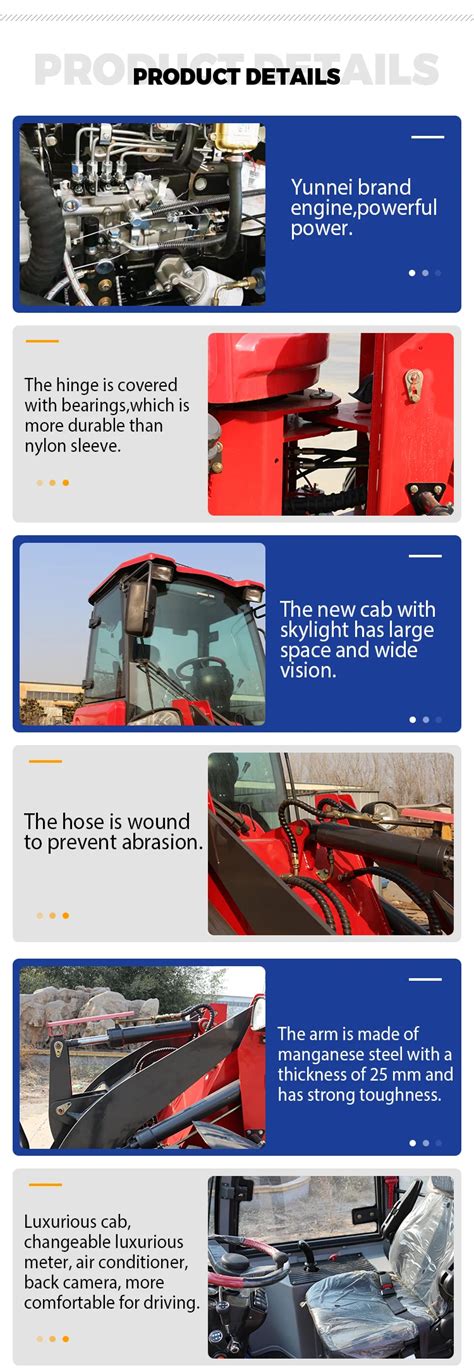 Mini Front End Loader Compact Loader 1 5 Ton 2 Ton 2 5 Ton 3 Ton Wheel Loader Price Loader