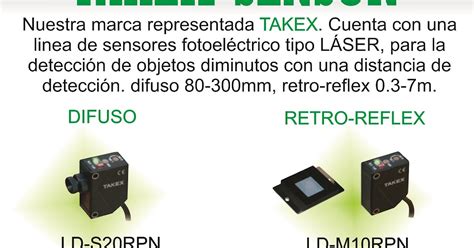 Teisac Takex Sensor Sensor FotoelÉctricos