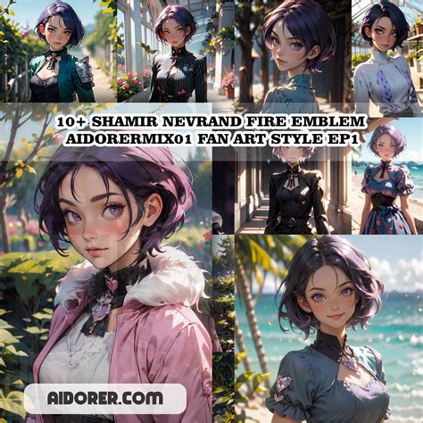 10 Shamir Nevrand Fire Emblem Aidorermix01 Fan Art Style Ep1 Aidorer Digital Art Collection