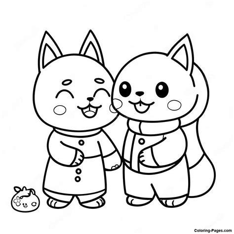 Kai Lan And Rintoo Coloring Page Coloring