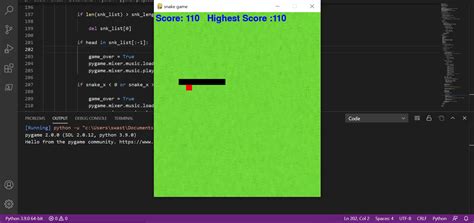 GitHub Swastik Snake Game With PYTHON