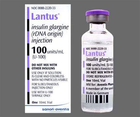 Lantus Side Effects Insulin Glargine