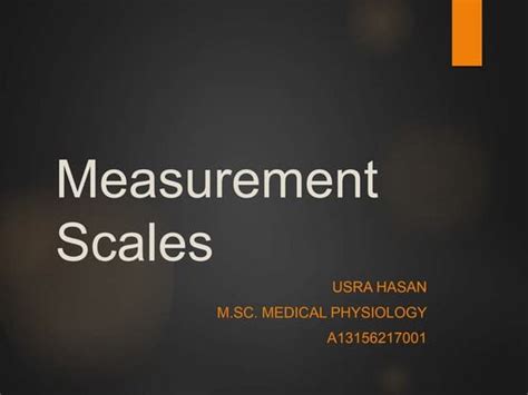 Scale Classification Of Scale And Importance Of Scaling Techniques Pptx