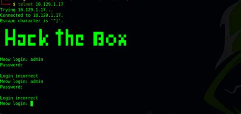 HackTheBox Meow Nasrallah HackTheBox Meow Nasrallah