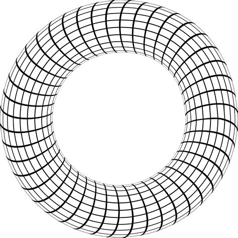 toro toroide geométrico forma en forma rosquilla 22396285 Vector en