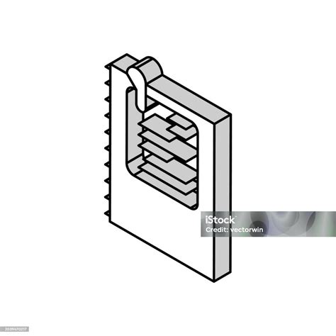 참고 문서 종이 아이소 메트릭 아이콘 벡터 일러스트 레이 션 계약서에 대한 스톡 벡터 아트 및 기타 이미지 계약서 공란 날씬한 Istock
