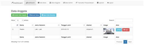 Sistem Informasi Perpustakaan Dengan Codeigniter Json